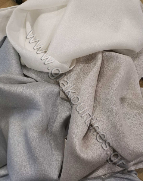 ΚΟΥΡΤΙΝΑ ΜΕ ΤΟ ΜΕΤΡΟ ΗΜΙΔΙΑΦΑΝΗ PEARL, 3 ΑΠΟΧΡΩΣΕΙΣ - Deligiorgi.Home